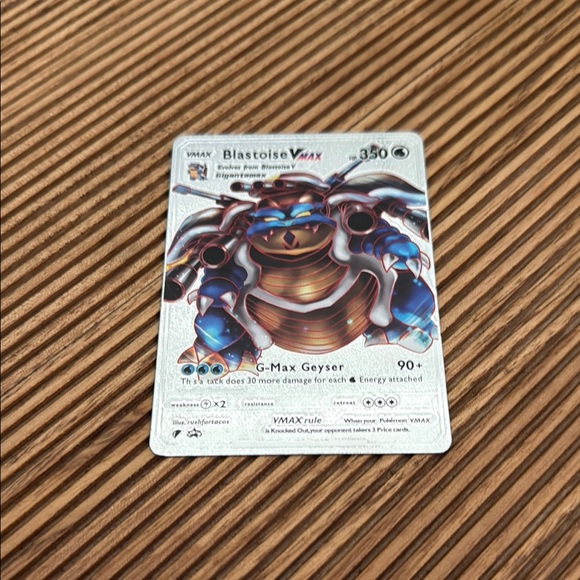 Pokemon | Toys | Pokemon Blastoise Vmax Trading Card | Poshmark